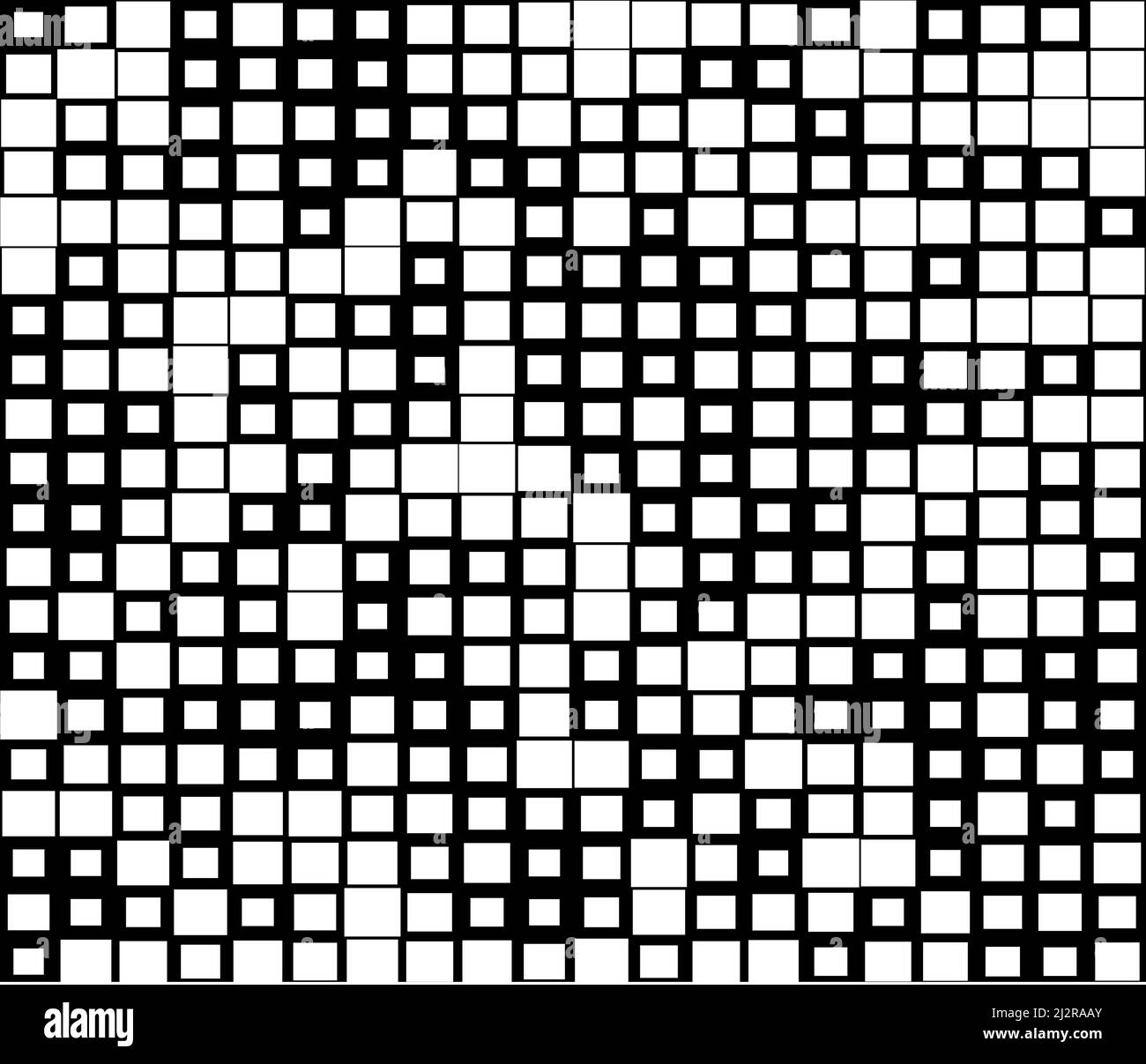 Random squares, rectangles black and white, monochrome geometric ...