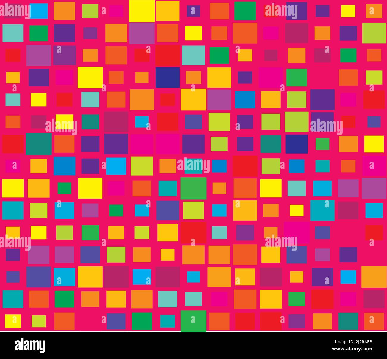 Random squares, rectangles black and white, monochrome geometric ...