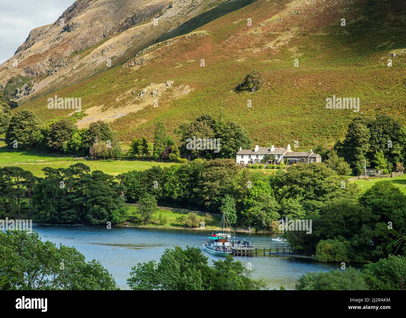 View from ullswater ferry hi-res stock photography and images - Alamy