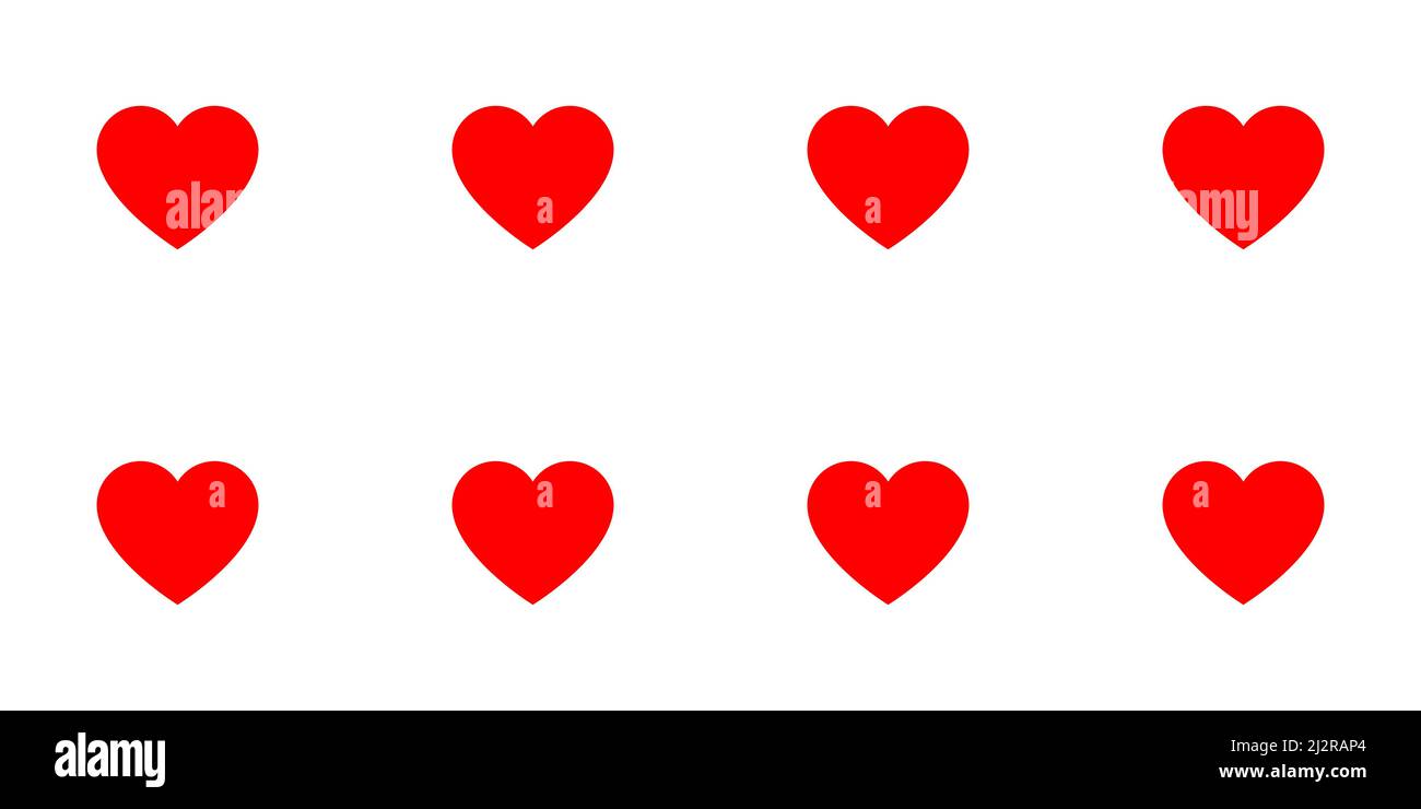 Seamless, repeatable heart shape, icon pattern, texture. Heart wrapper ...