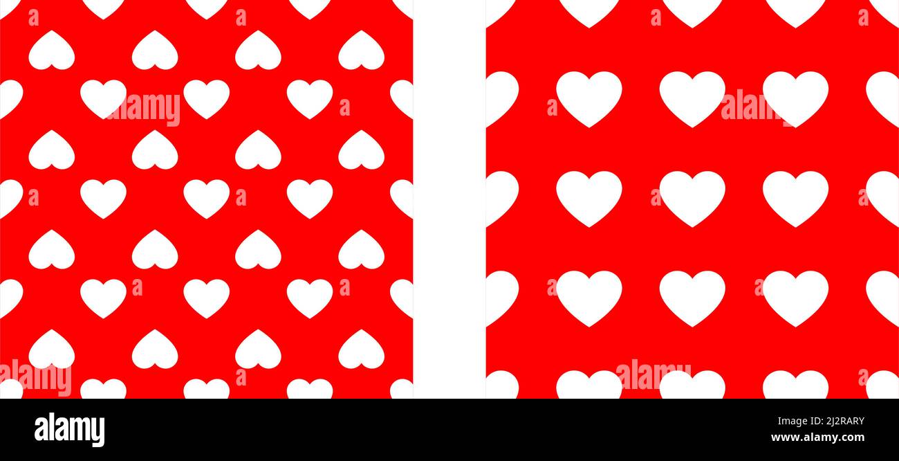 Seamless, repeatable heart shape, icon pattern, texture. Heart wrapper ...