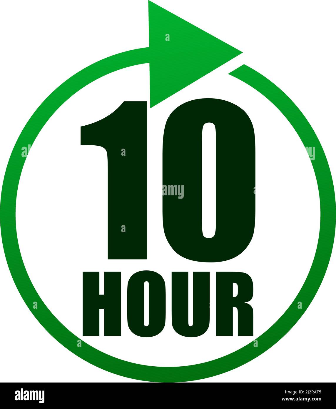 Turnaround, TAT icon, symbol series. With hours, days, months and ...