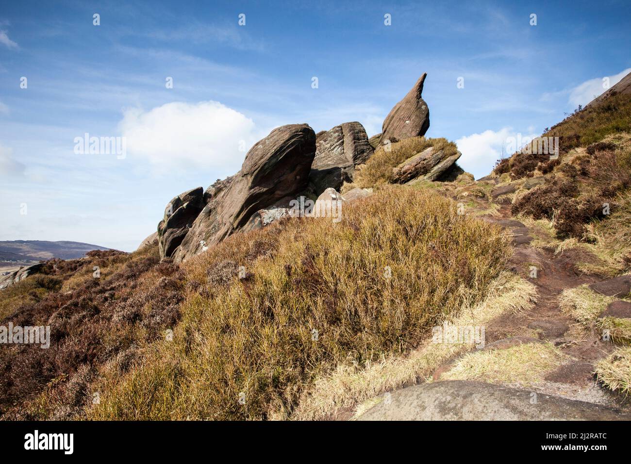Ramshaw Rocks Gritstone The Roaches Peak District National Park ...