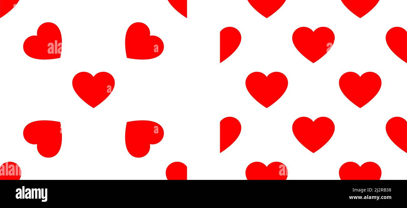 Seamless, repeatable heart shape, icon pattern, texture. Heart wrapper ...