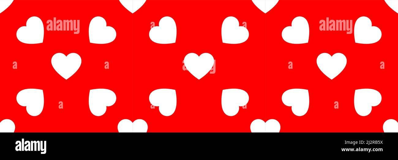 Seamless, repeatable heart shape, icon pattern, texture. Heart wrapper ...