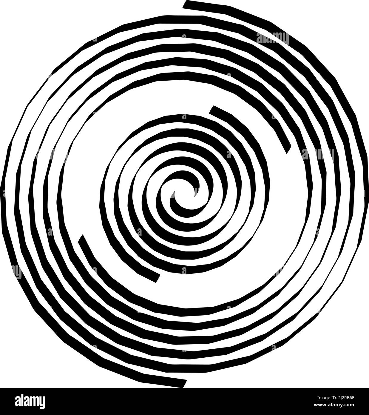 Spirally shape. Swirl, twirl, whirl and twirl vector design element ...