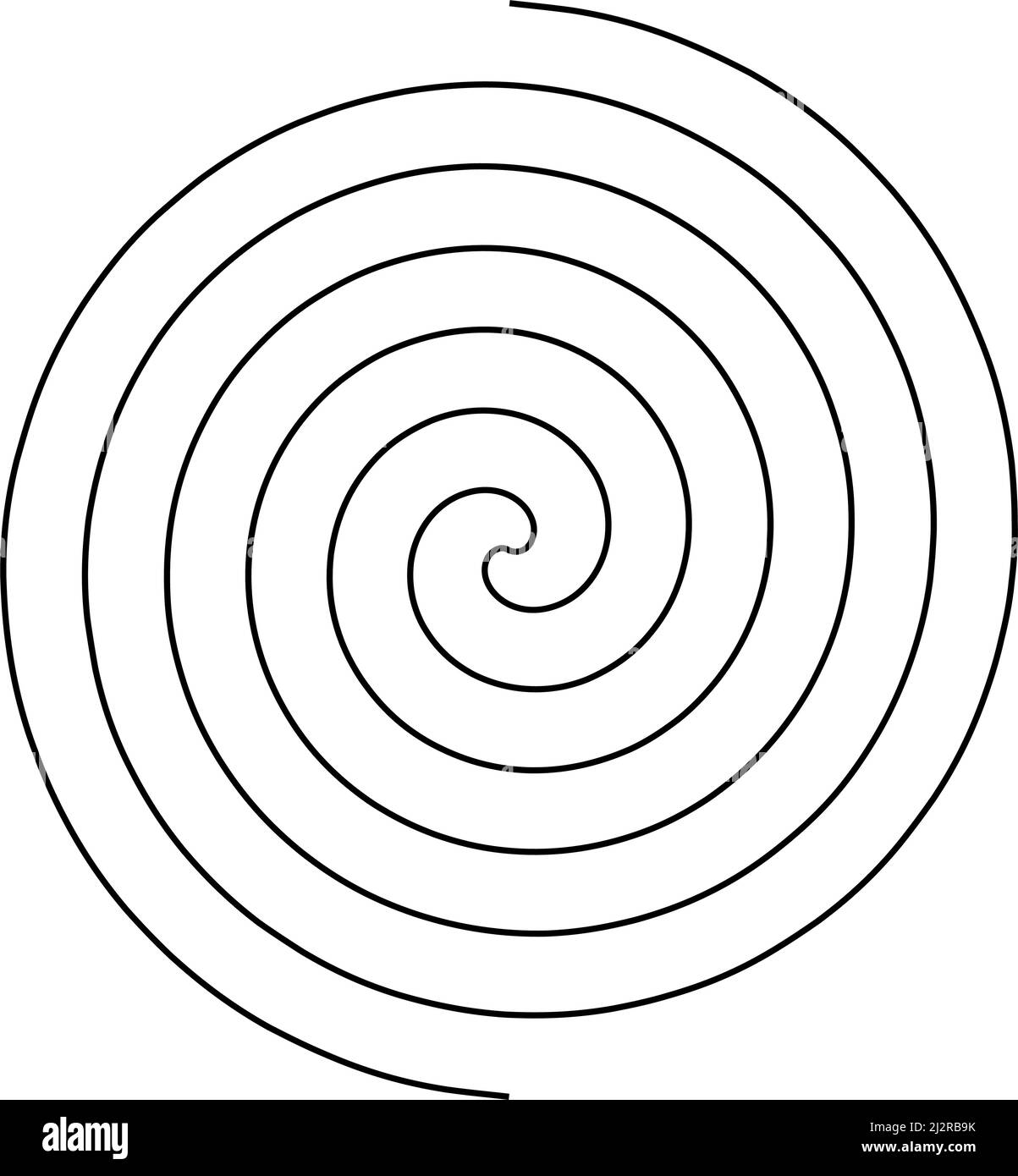 Spirally shape. Swirl, twirl, whirl and twirl vector design element ...