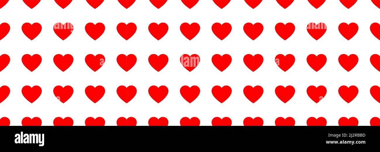 Seamless, repeatable heart shape, icon pattern, texture. Heart wrapper ...