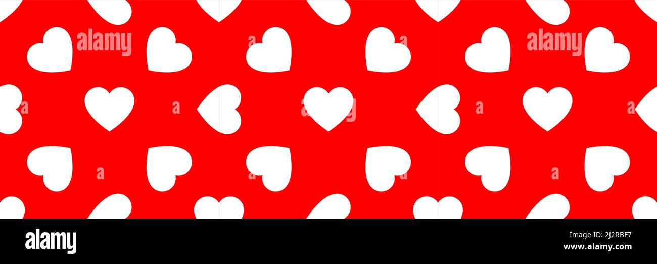 Seamless, repeatable heart shape, icon pattern, texture. Heart wrapper ...
