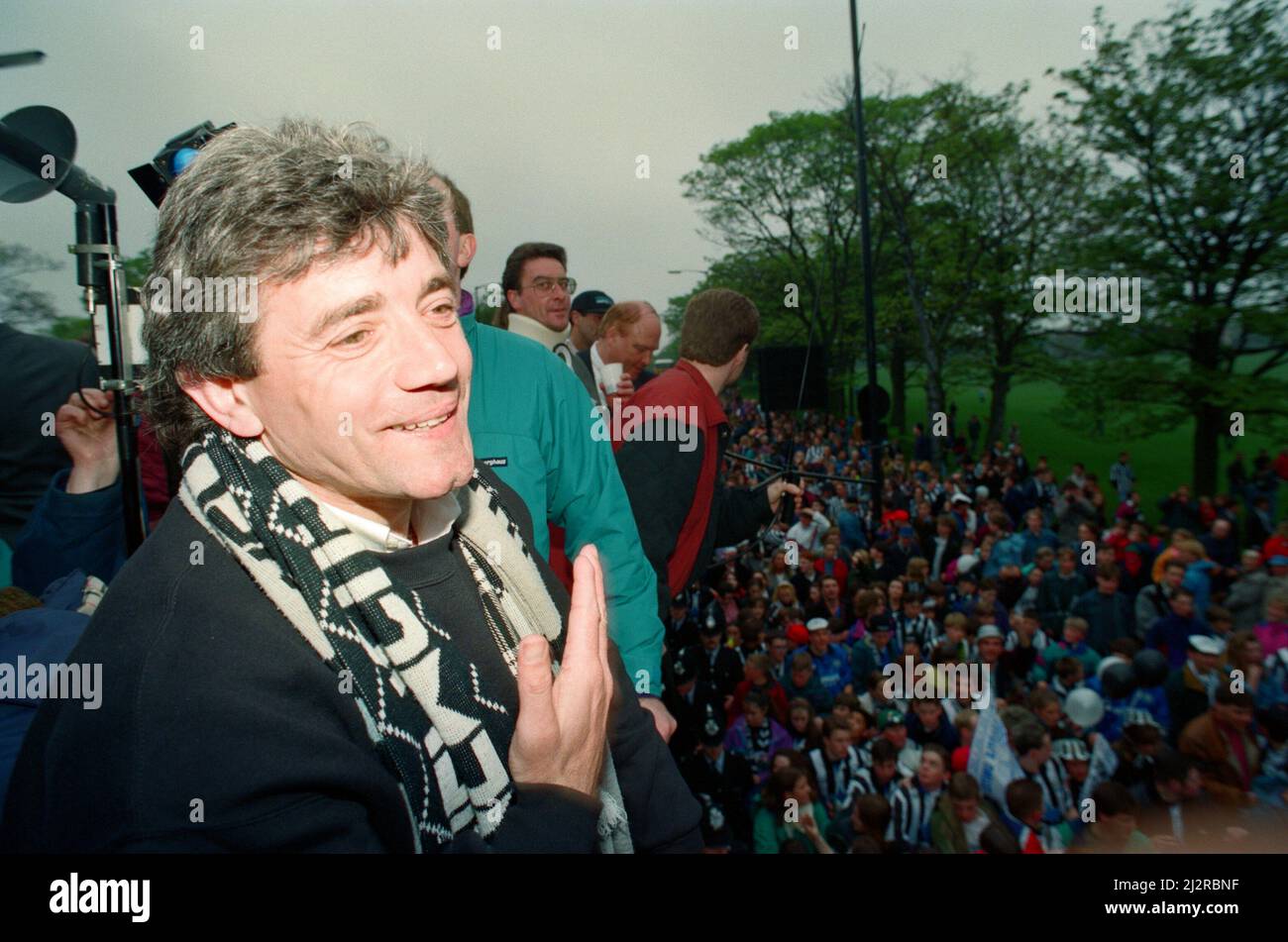 Newcastle United celebrations as they win the League Division 1 ...