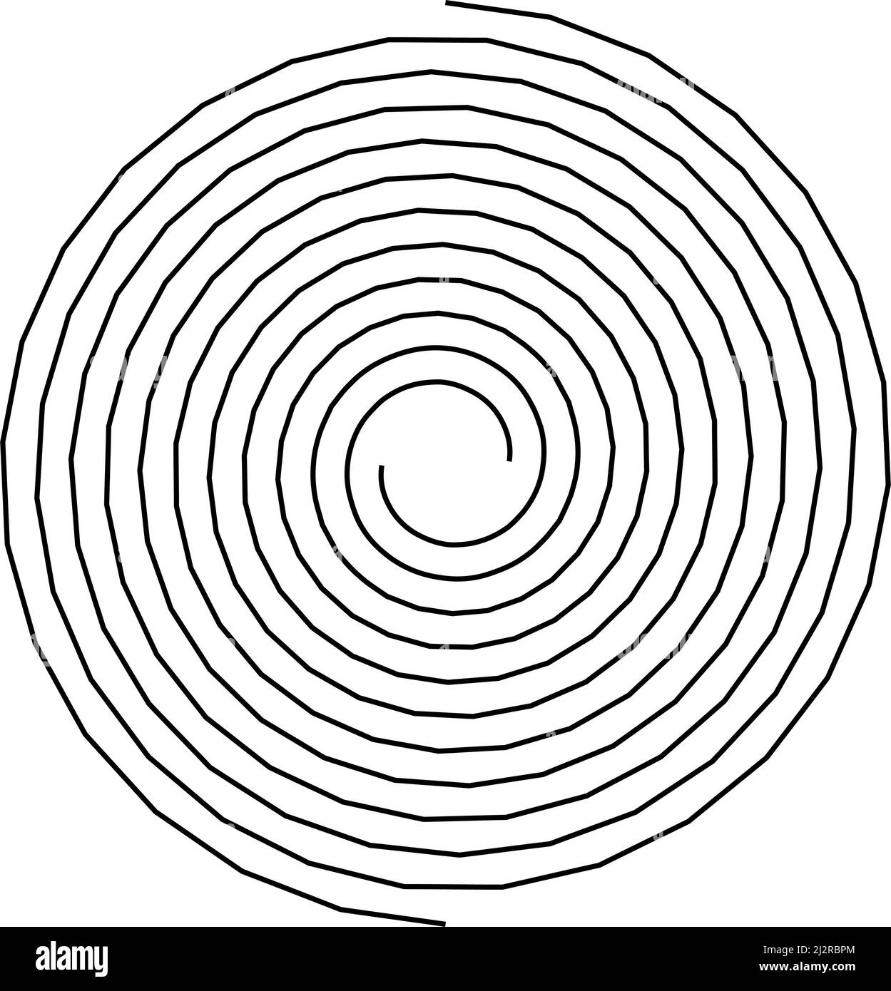 Spirally shape. Swirl, twirl, whirl and twirl vector design element ...