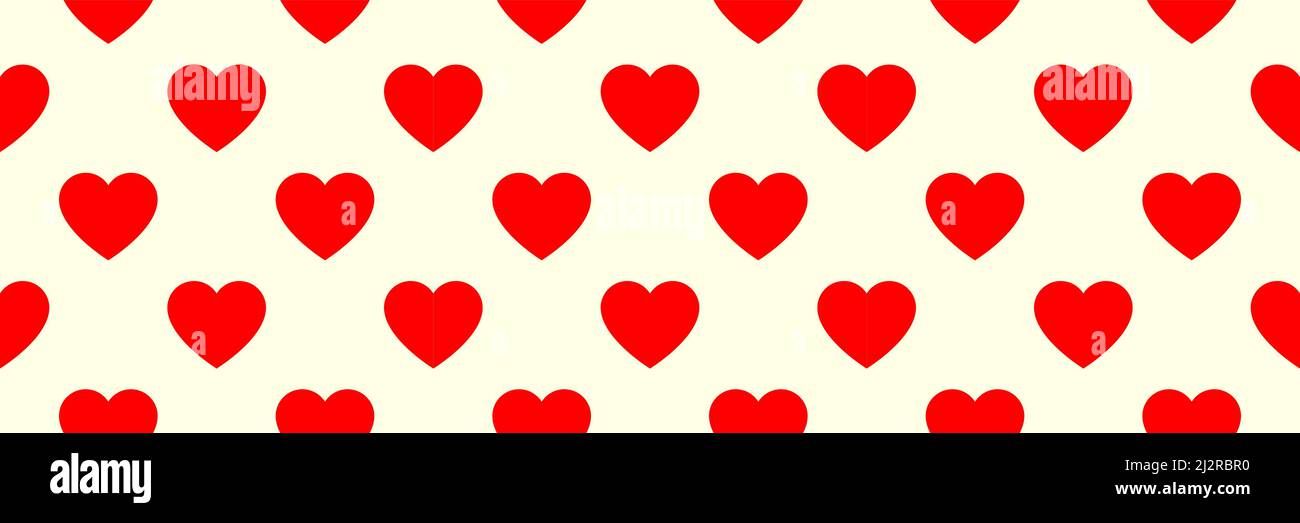 Seamless, repeatable heart shape, icon pattern, texture. Heart wrapper ...