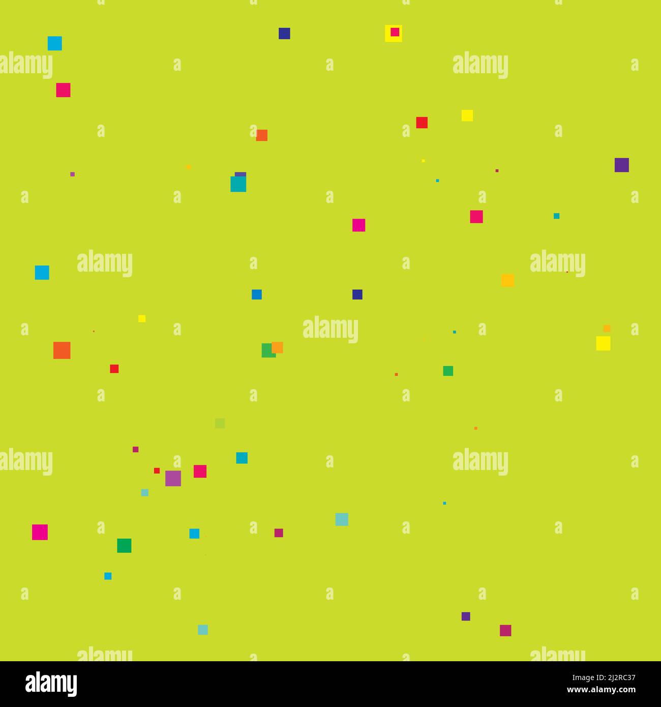 Random, scattered squares pattern, texture element. Randomness concept ...