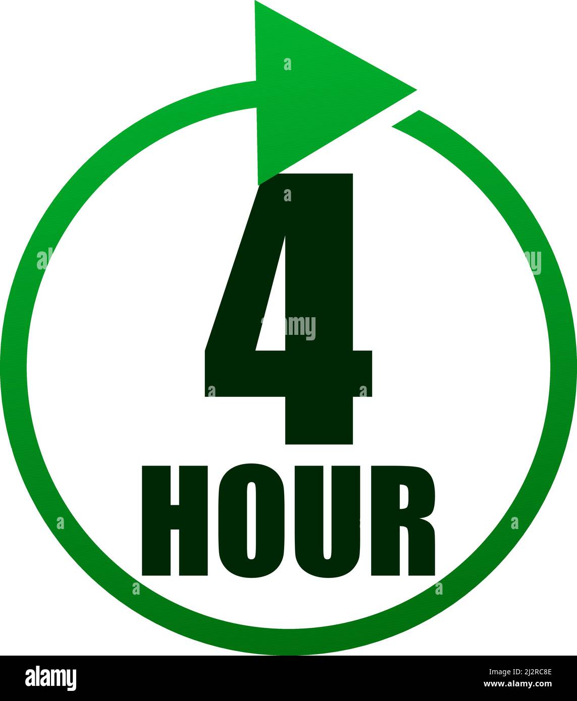 Turnaround, TAT icon, symbol series. With hours, days, months and ...