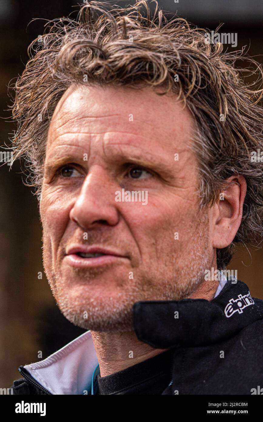 LONDON, UK. 3 April, 2022 . Olympic rowing champion James Cracknell OBE ...