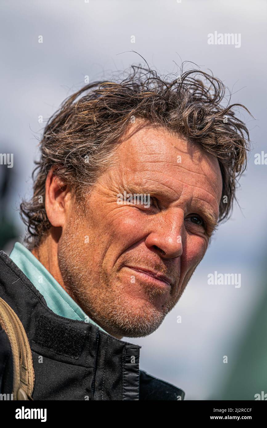 LONDON, UK. 3 April, 2022 . Olympic rowing champion James Cracknell OBE ...