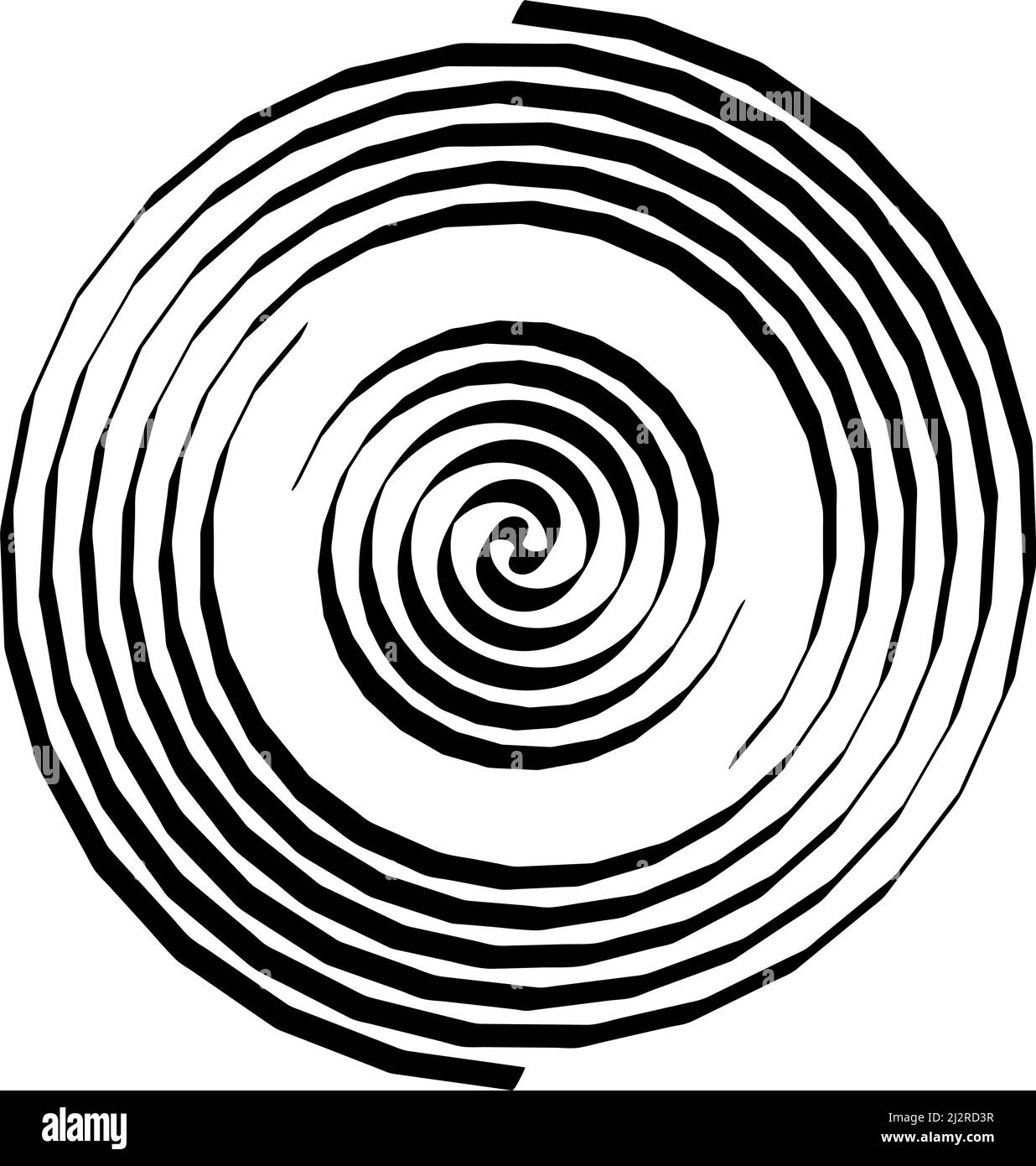 Spirally shape. Swirl, twirl, whirl and twirl vector design element ...
