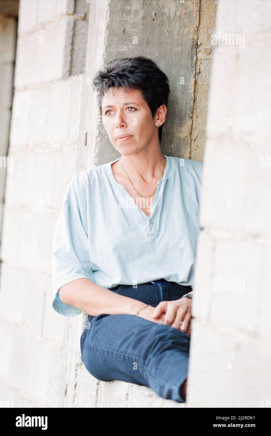 Sally Becker, British Aid Worker pictured August 1993. Returns to ...