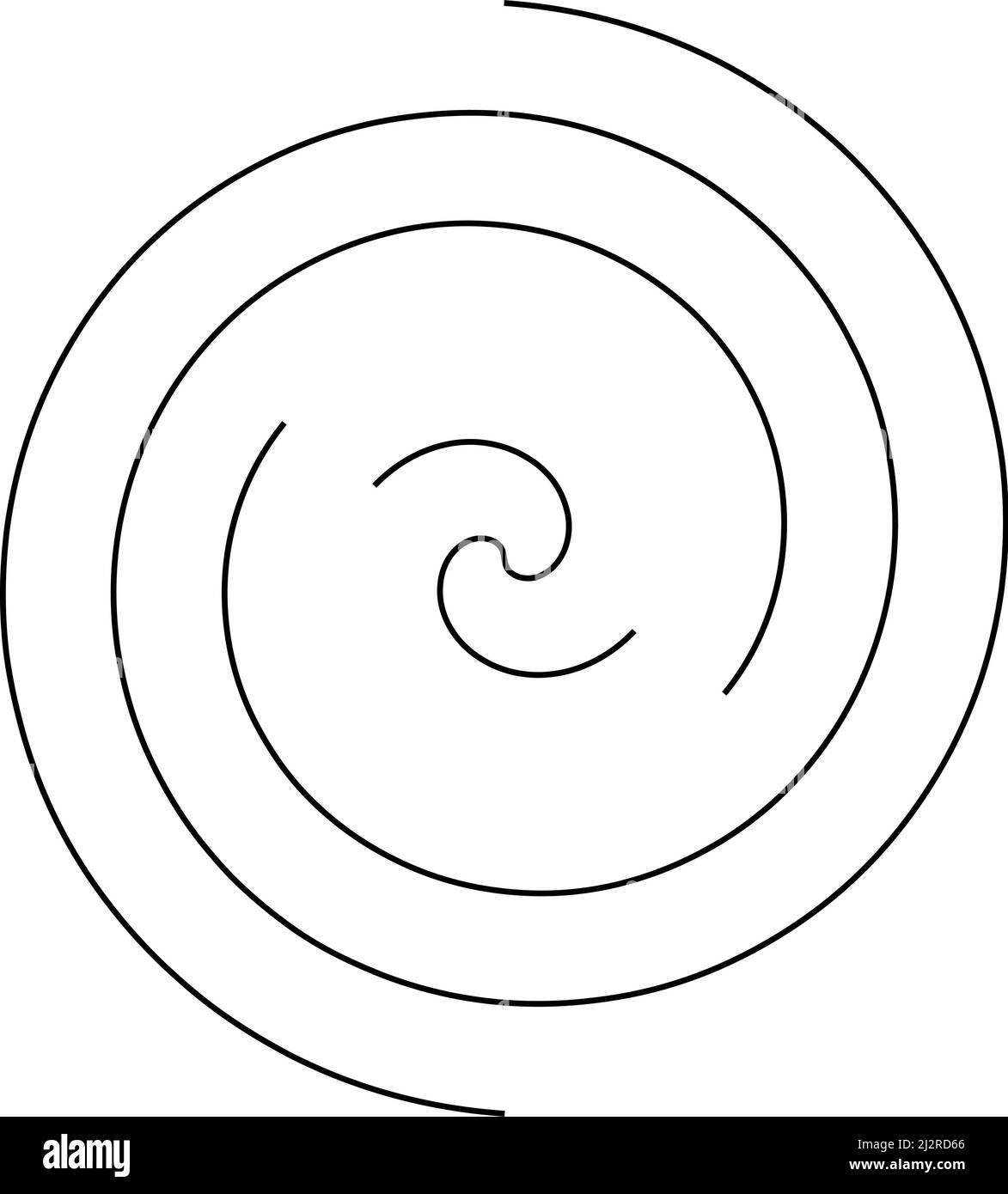 Spirally shape. Swirl, twirl, whirl and twirl vector design element ...