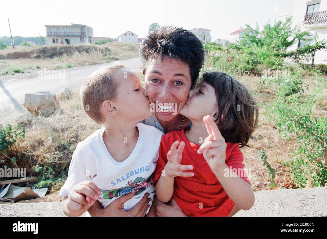 Sally Becker, British Aid Worker pictured August 1993. Returns to ...