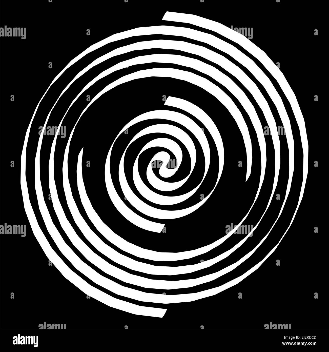 Spirally shape. Swirl, twirl, whirl and twirl vector design element ...