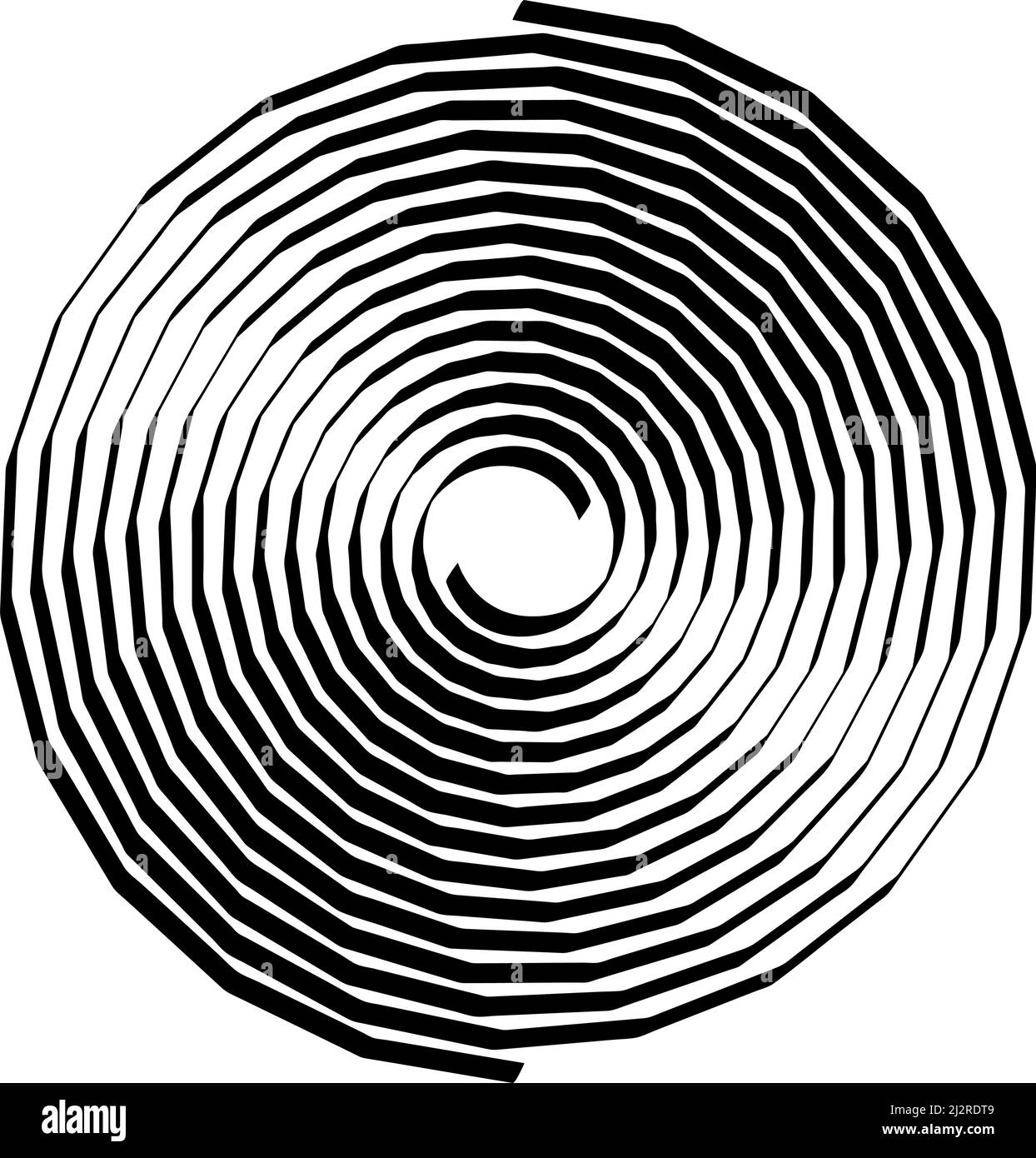 Spirally shape. Swirl, twirl, whirl and twirl vector design element ...