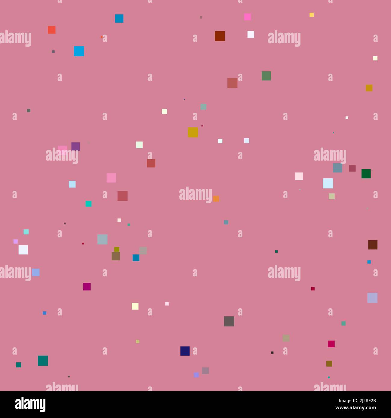 Random, scattered squares pattern, texture element. Randomness concept ...