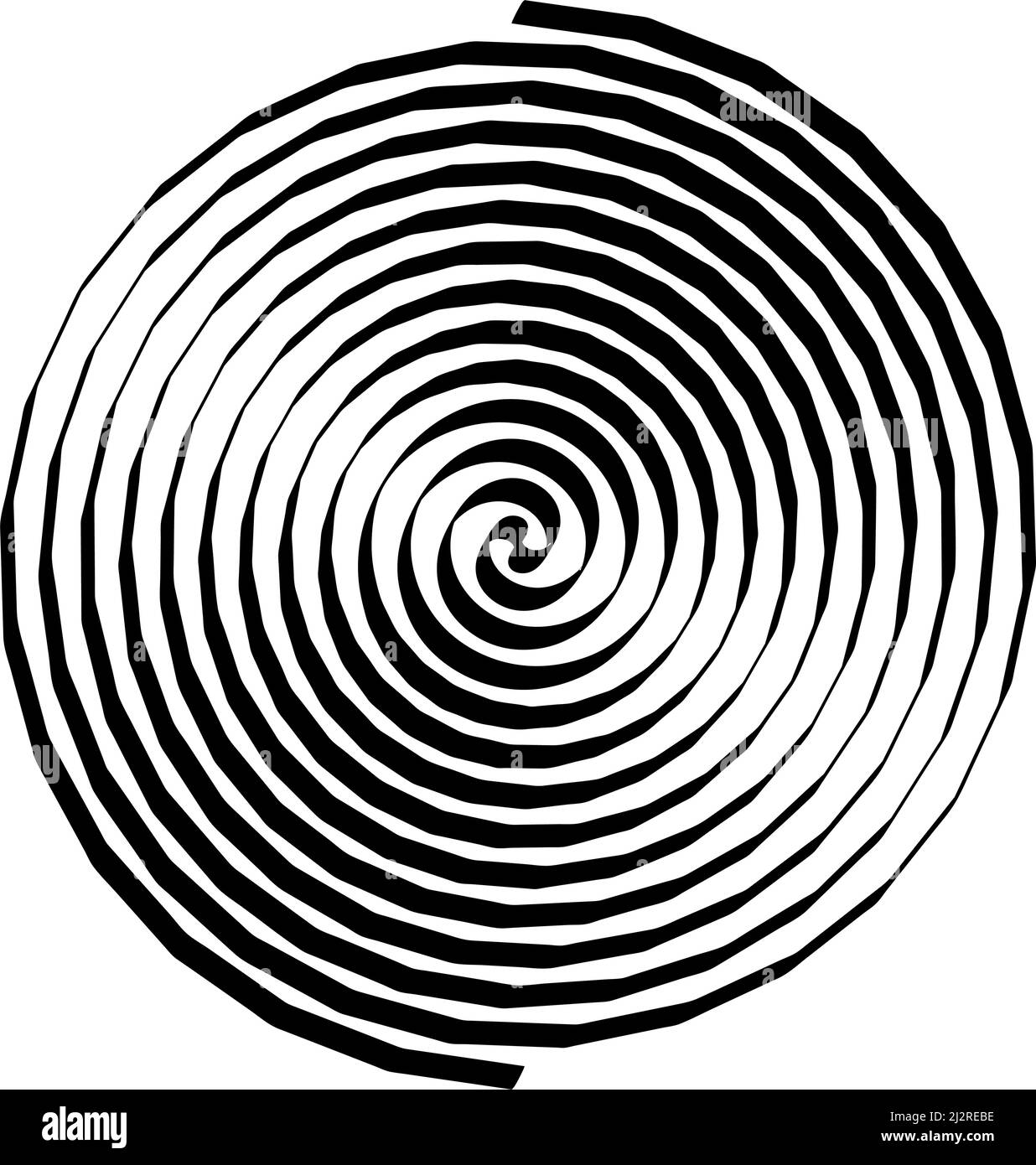 Spirally shape. Swirl, twirl, whirl and twirl vector design element ...