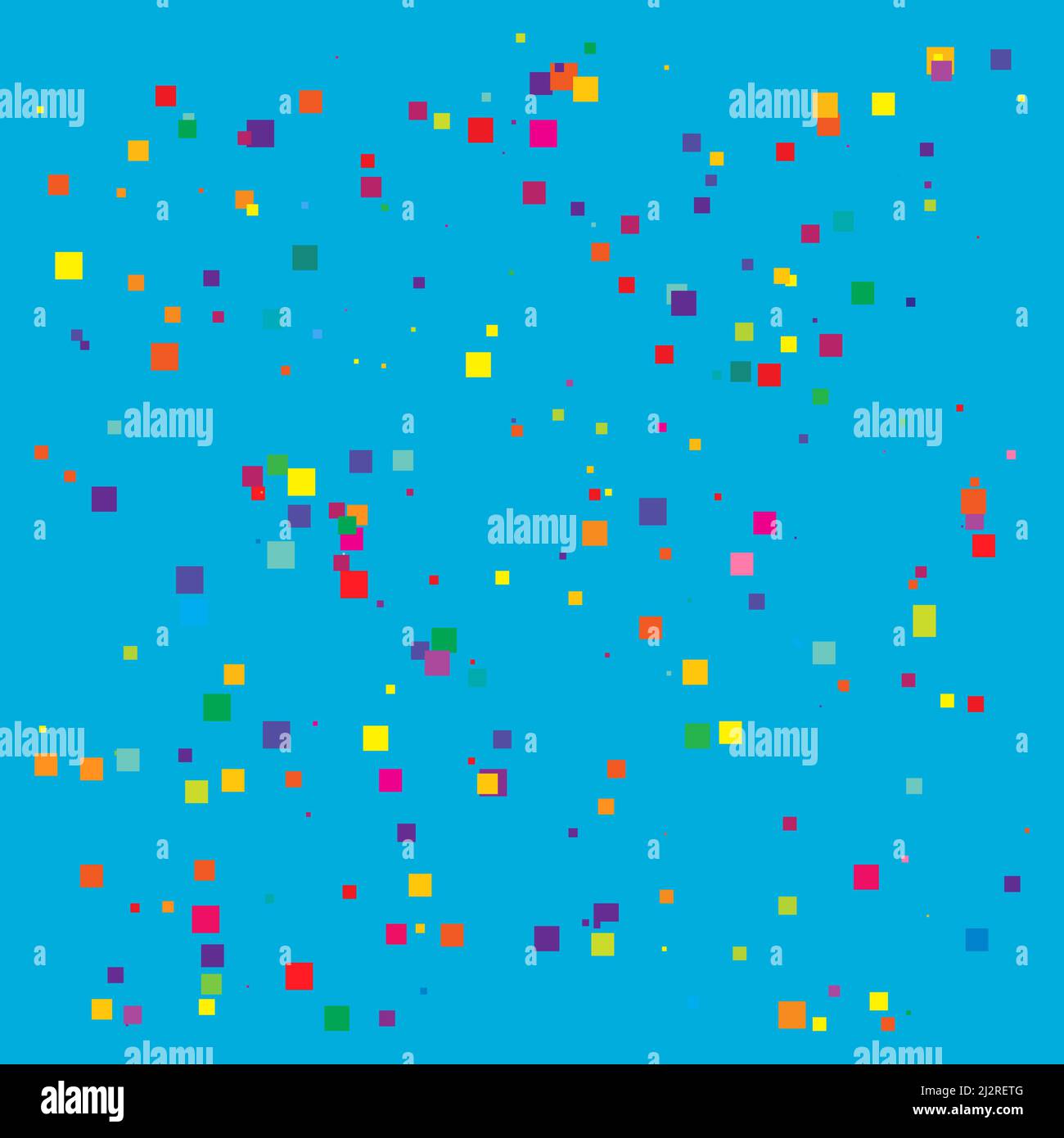 Random, scattered squares pattern, texture element. Randomness concept ...