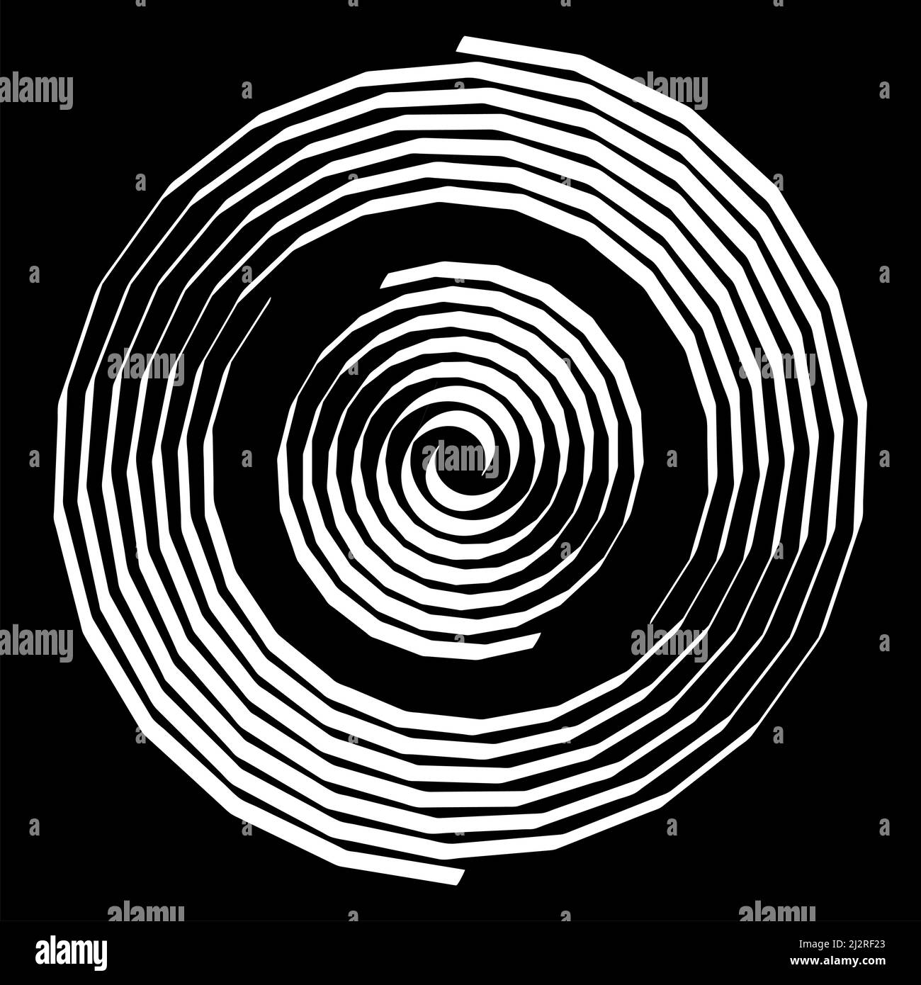 Spirally shape. Swirl, twirl, whirl and twirl vector design element ...