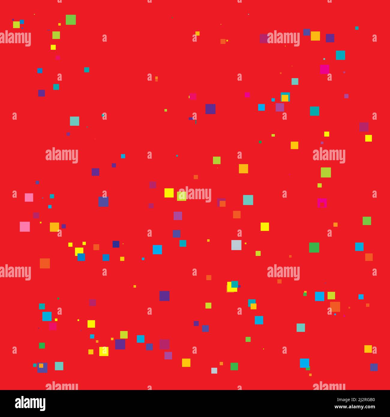 Random, scattered squares pattern, texture element. Randomness concept ...