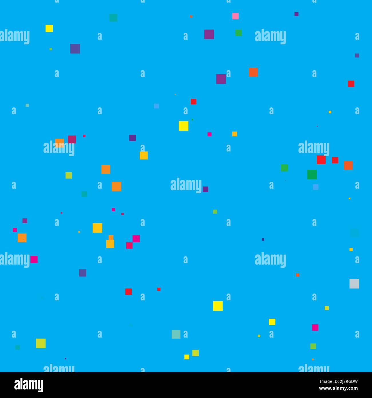 Random, scattered squares pattern, texture element. Randomness concept ...