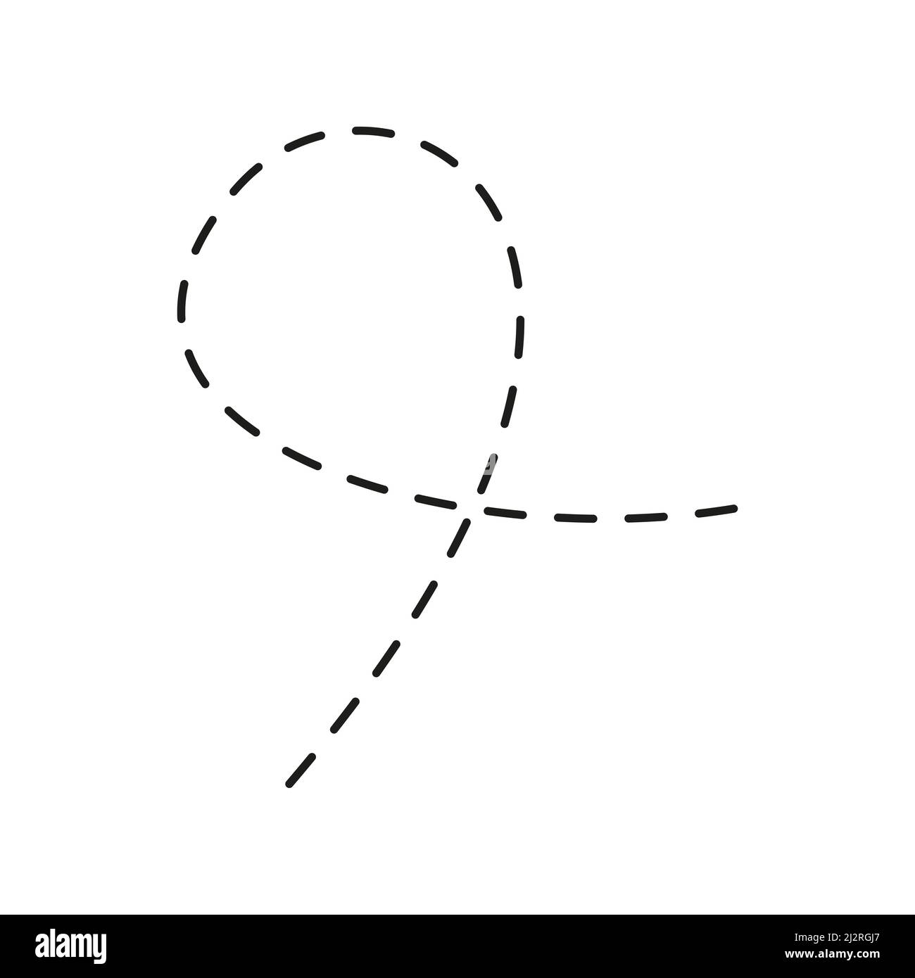Line dotted curve route. Traffic element. Dots linear path. Vector ... Line dotted curve route. Traffic element. Dots linear path. Vector ...