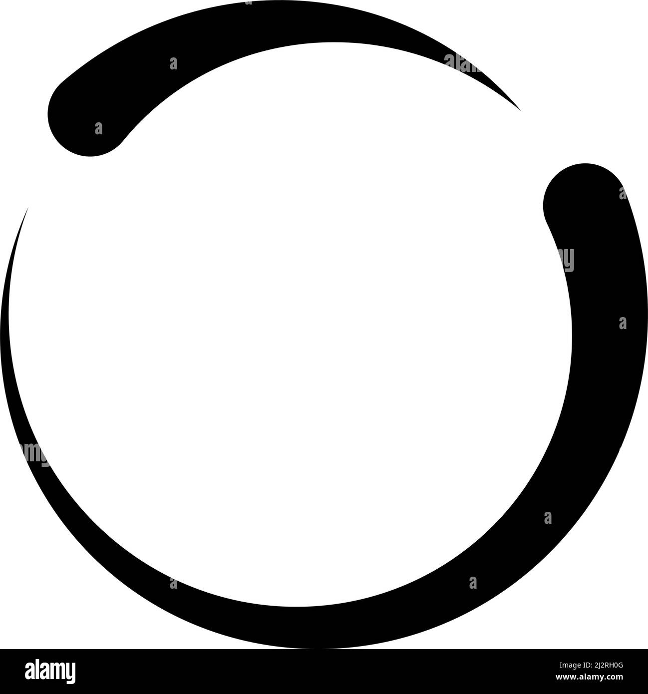 Concentric, radial lines, circles icon. Segmented circle shape. Spiral ...