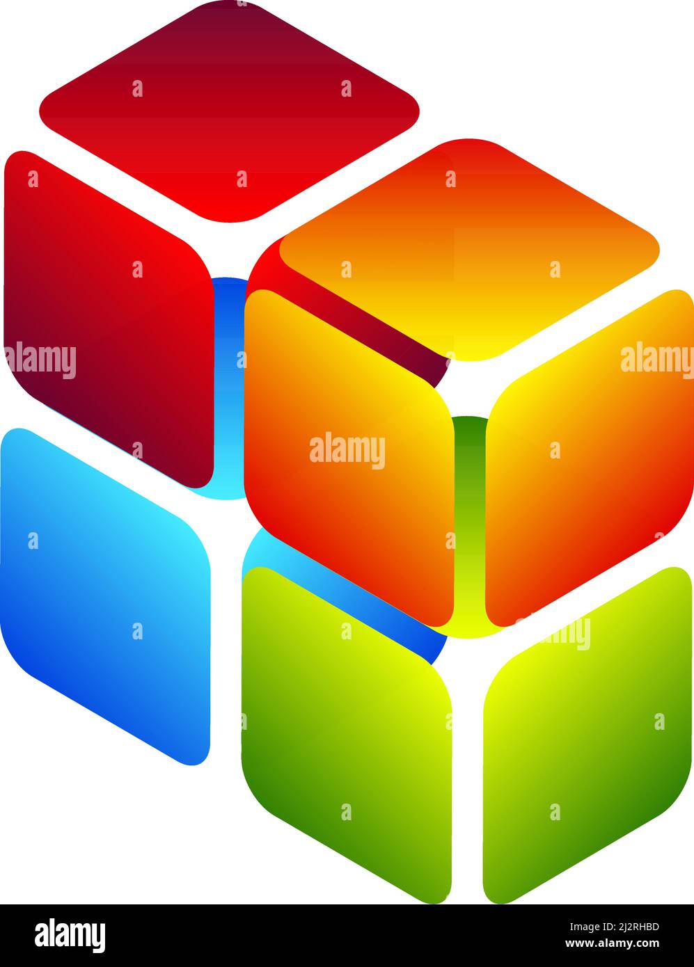 3d Isometric Cube S As Construction Construct Building Technology Architecture And