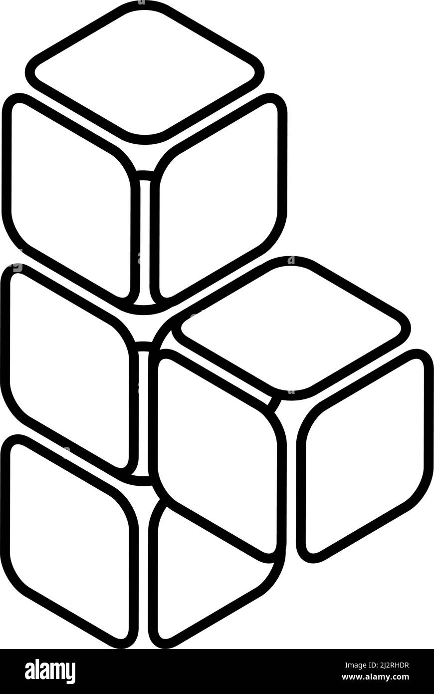 3d isometric cube(s) as construction, construct, building, technology ...