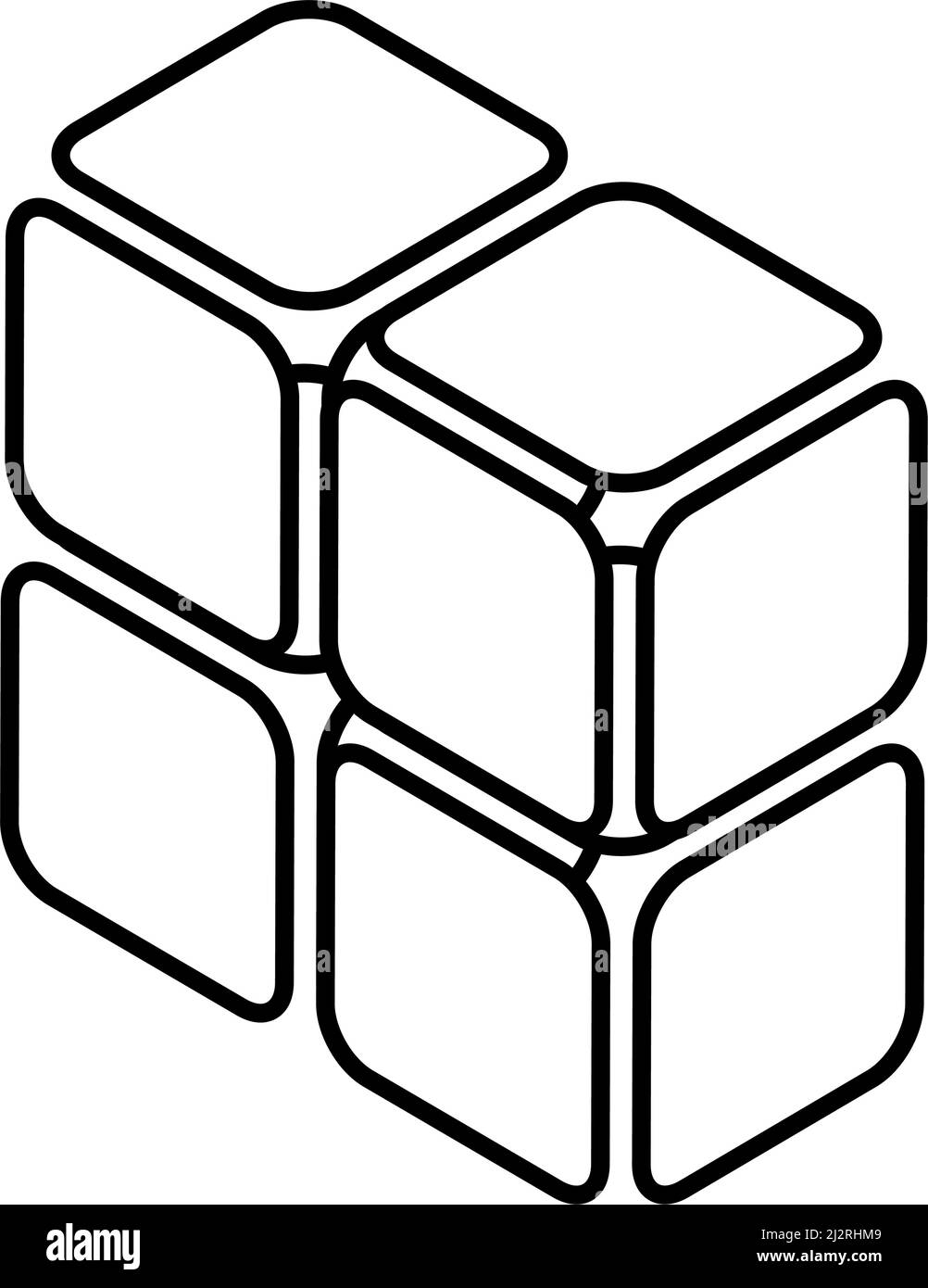 3d isometric cube(s) as construction, construct, building, technology ...