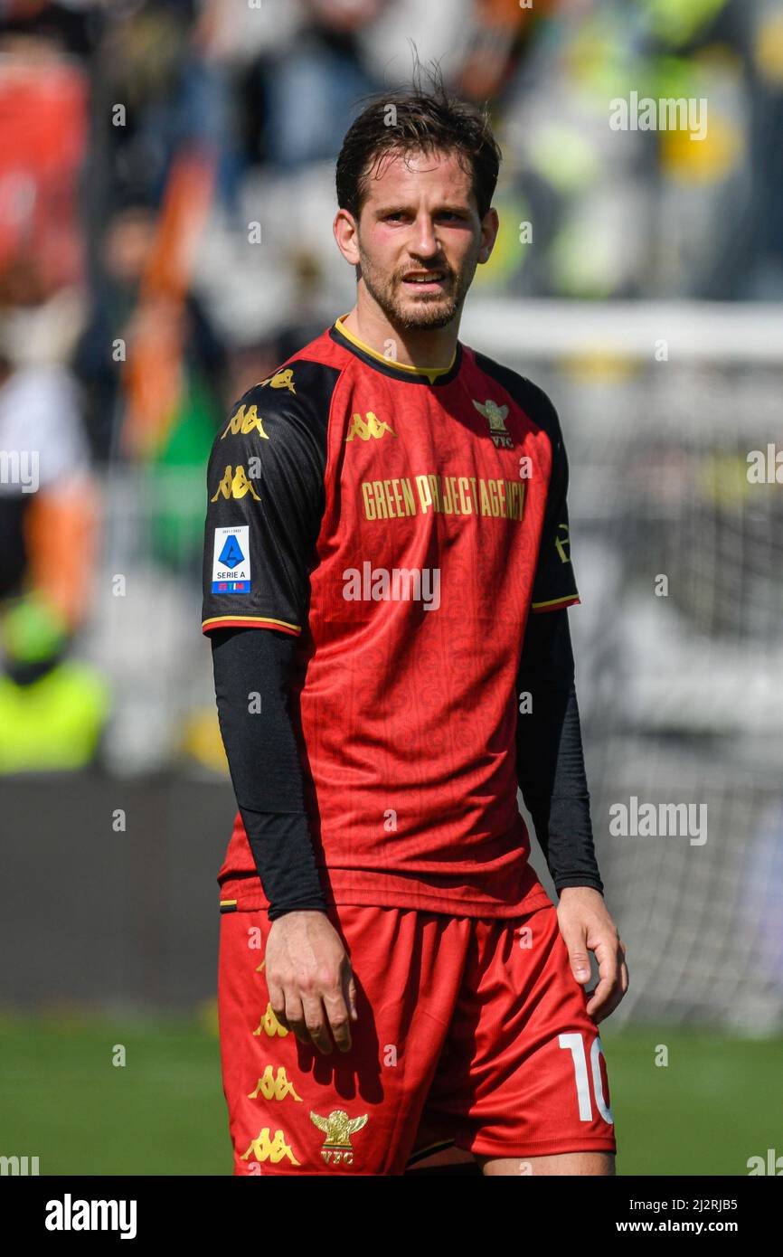 Alberto Picco stadium, La Spezia, Italy, April 02, 2022, Venezia's ...
