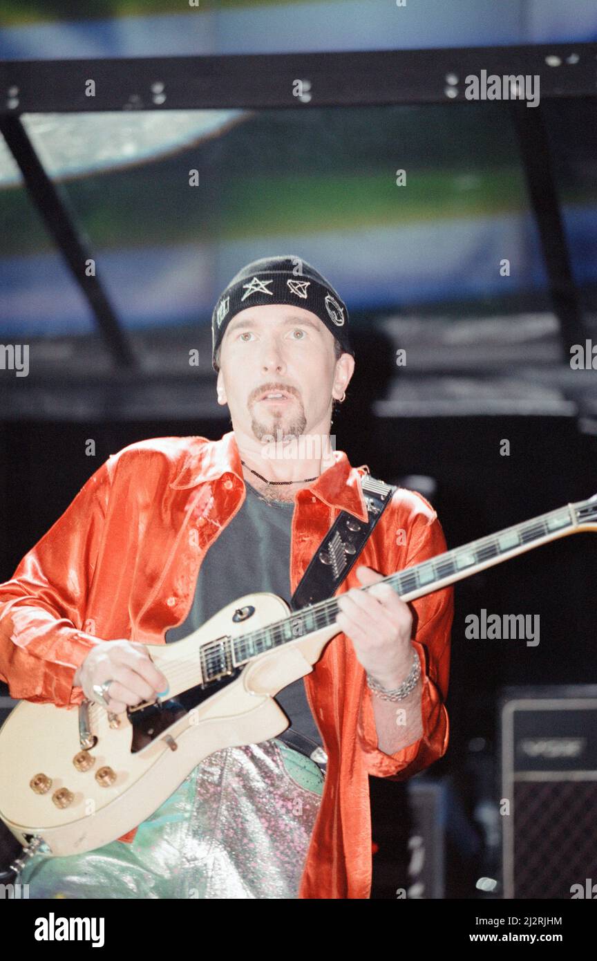 U2 Concert, Zoo TV Tour, Cardiff Arms Park, Cardiff, Wales, Wednesday ...