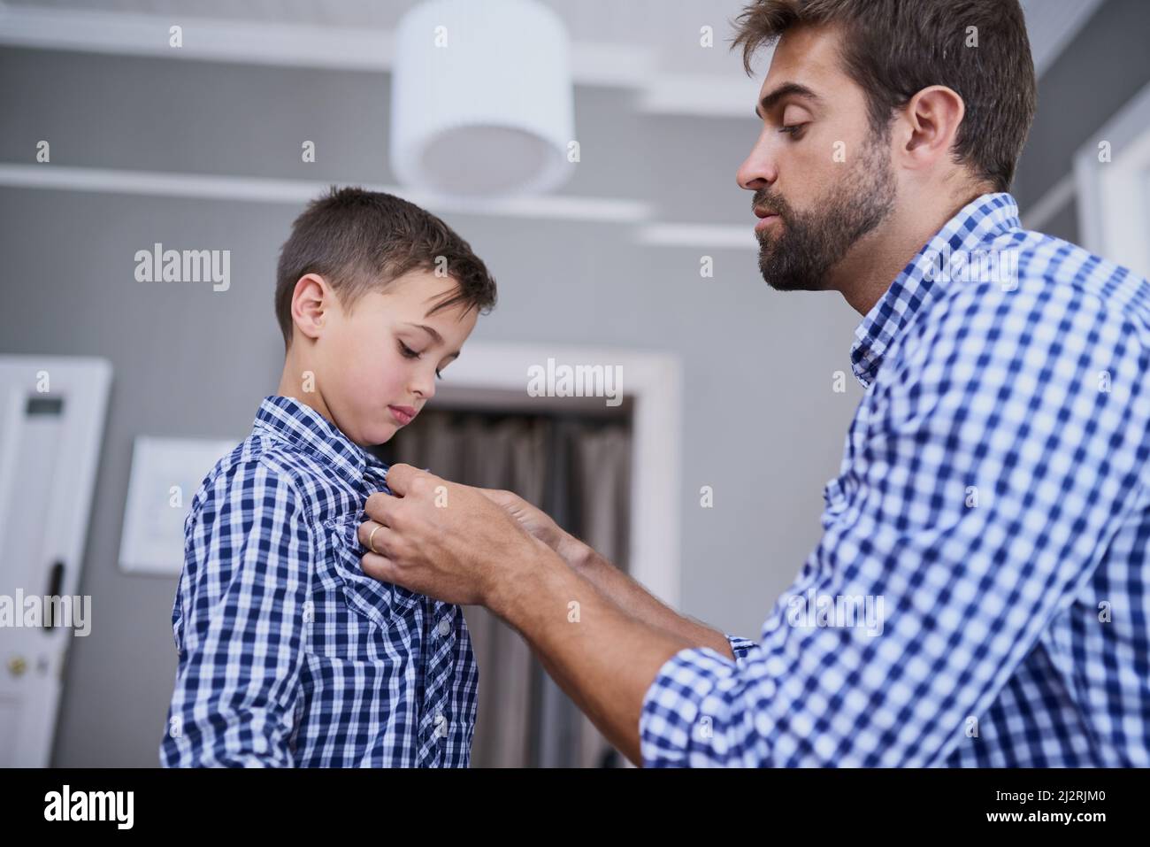 Kids Getting Dressed In The Morning