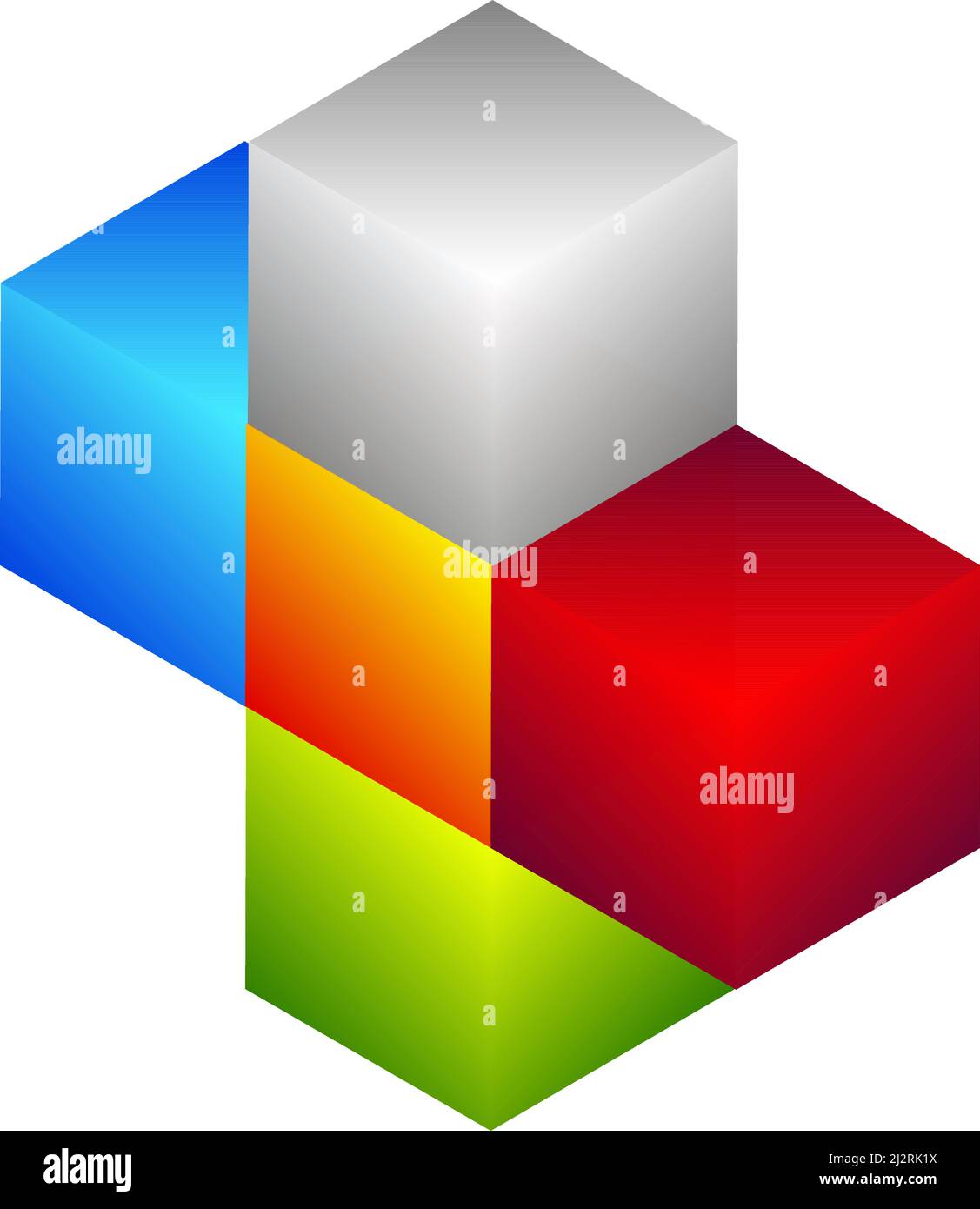 3d isometric cube(s) as construction, construct, building, technology ...