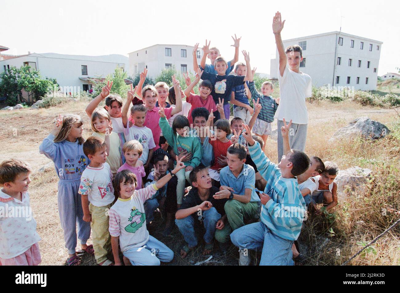 Sally Becker, British Aid Worker pictured August 1993. Returns to ...