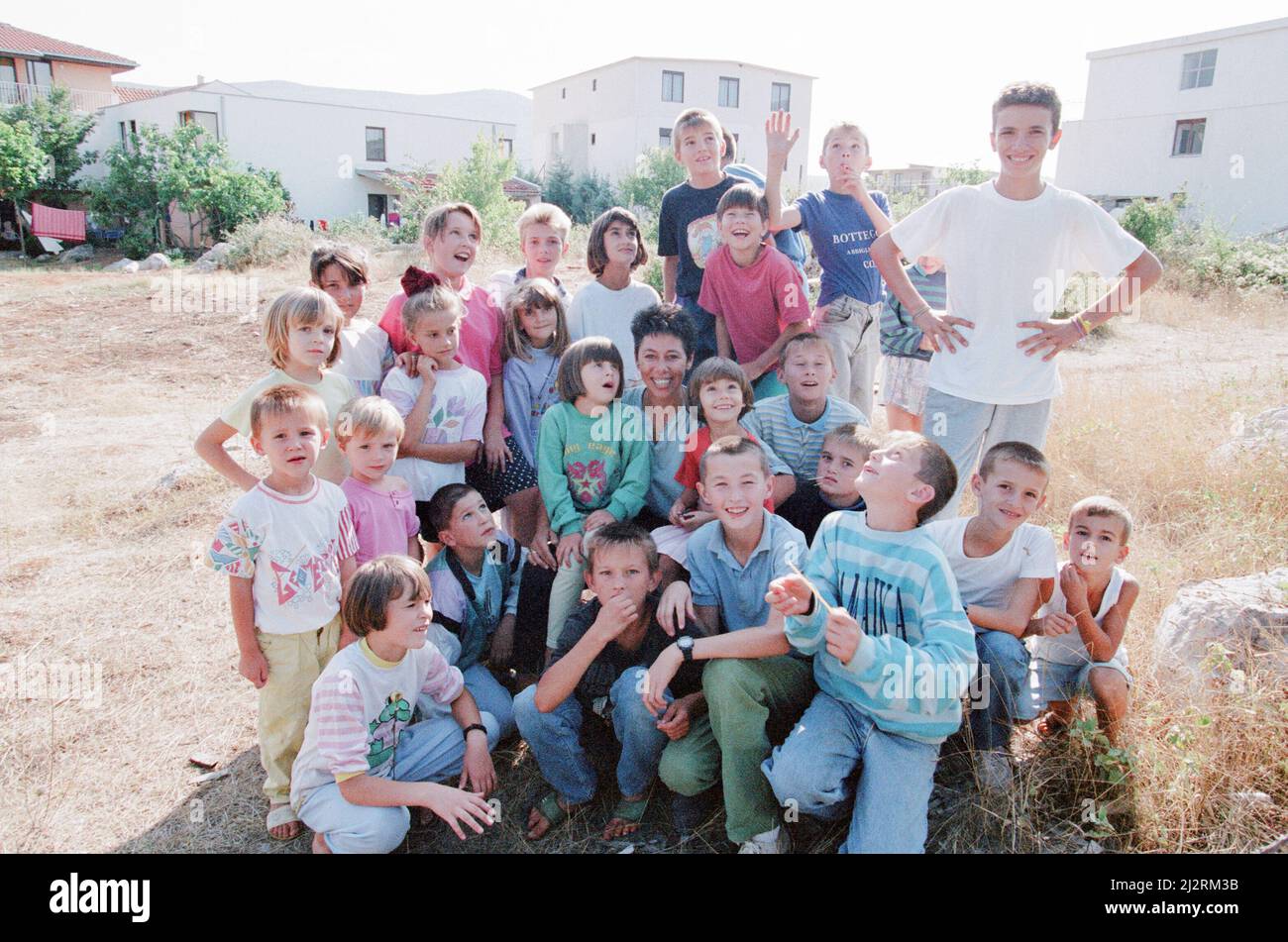 Sally Becker, British Aid Worker pictured August 1993. Returns to ...