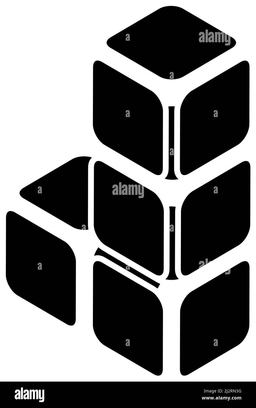 3d isometric cube(s) as construction, construct, building, technology ...