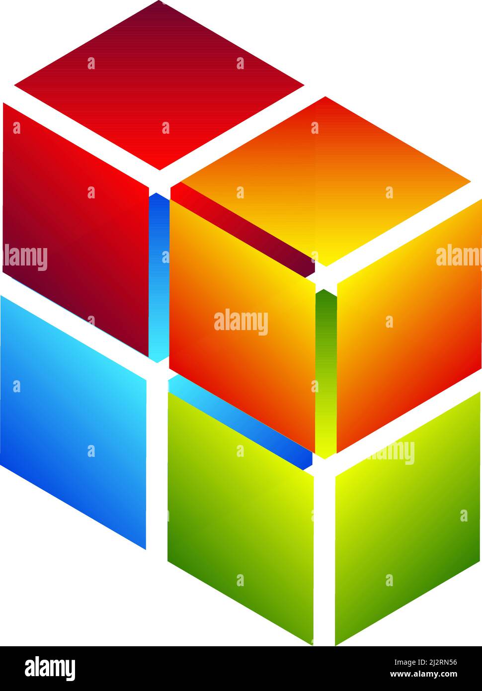 3d isometric cube(s) as construction, construct, building, technology ...