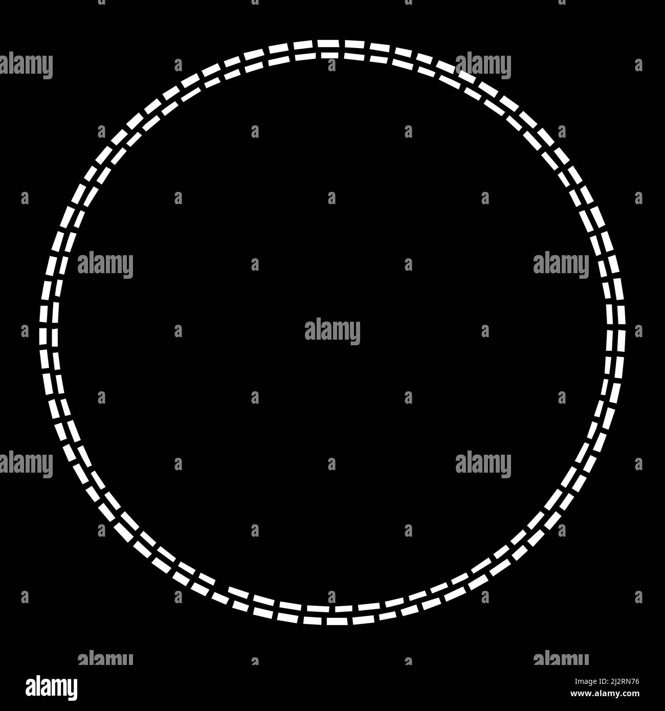 Concentric, geometric circle, ring design element of rectangle shapes ...
