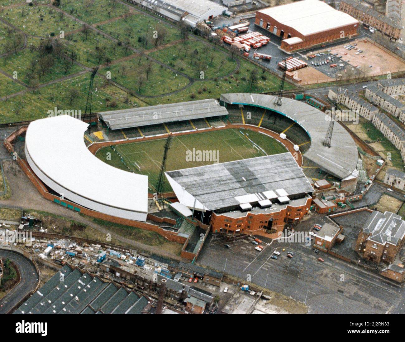 Celtic park glasgow aerial hi-res stock photography and images - Alamy