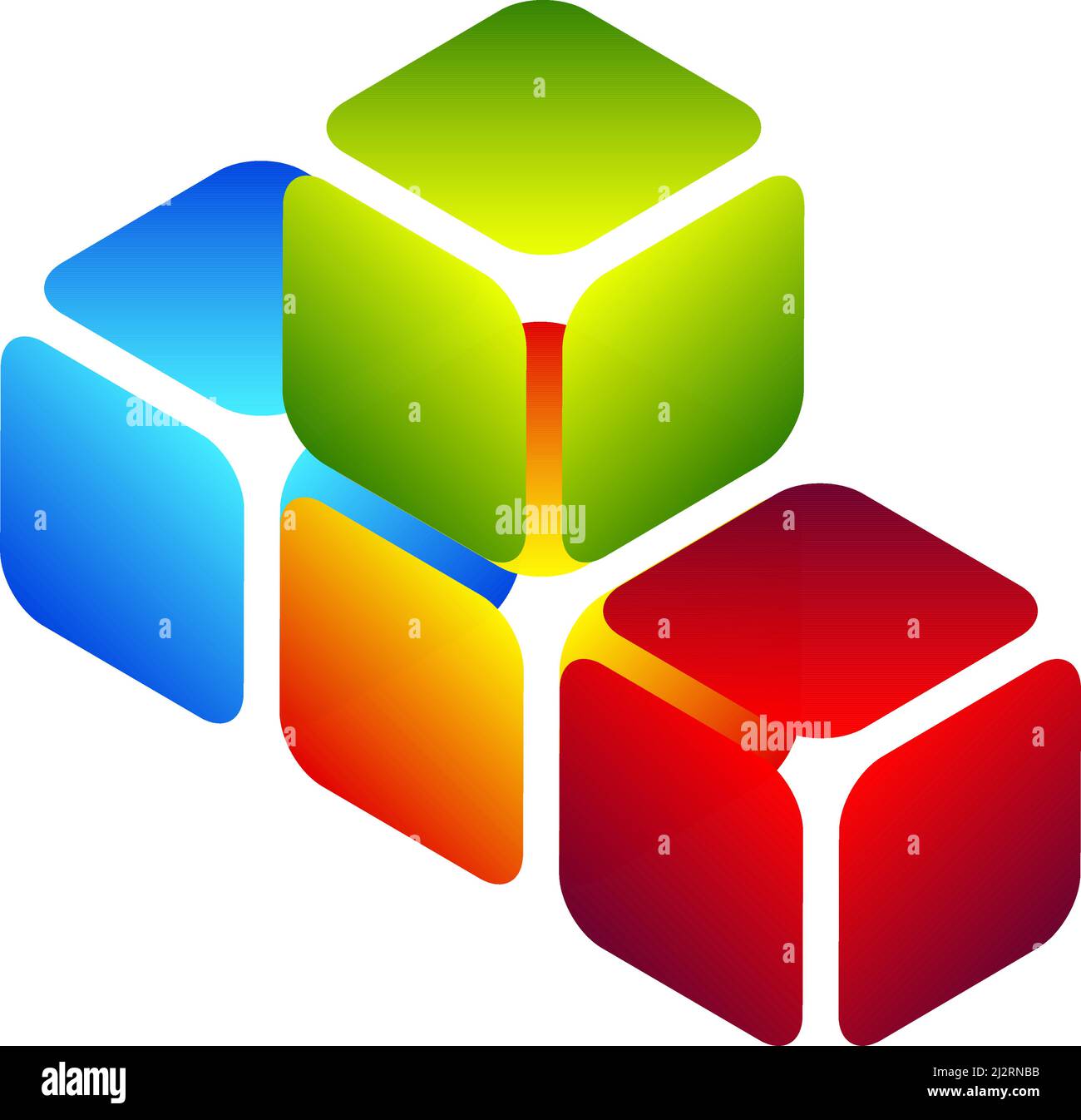 3d isometric cube(s) as construction, construct, building, technology ...