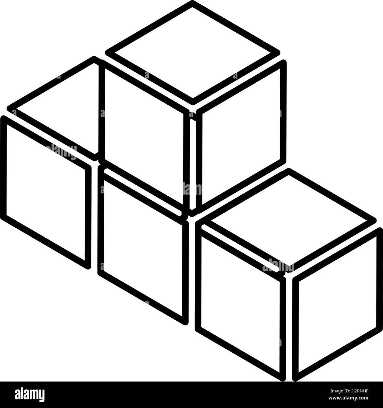 3d Isometric Cube S As Construction Construct Building Technology Architecture And