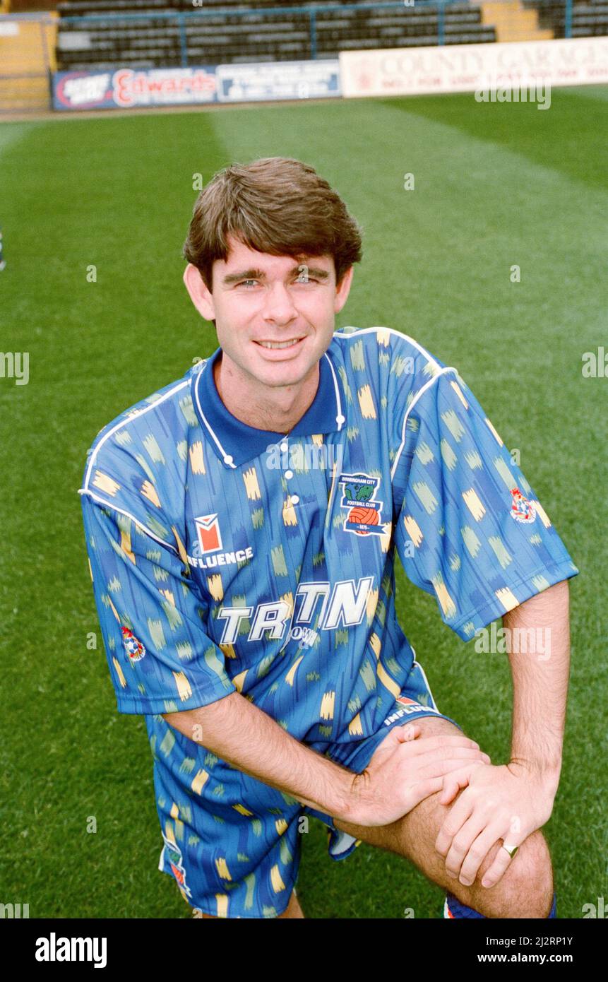 Ian Rodgerson, Birmingham City football player at a team photo call ...